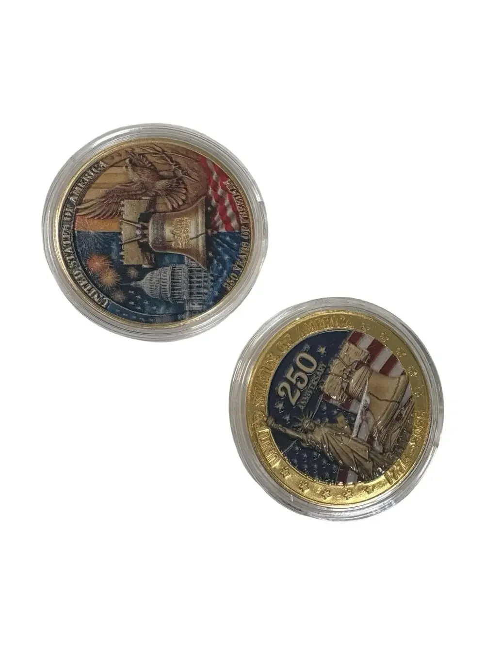 Wall Decor | Usa 25th Anniversary Coin 17762026 Eagle Capitol Statue Of ...